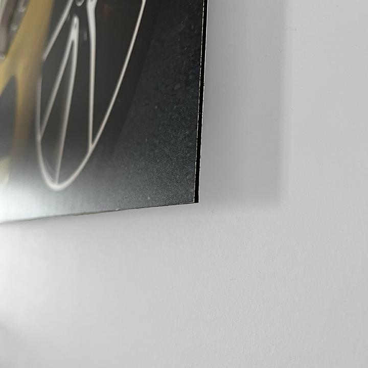 Metal poster with NEON LED lighting – The Carlight Club