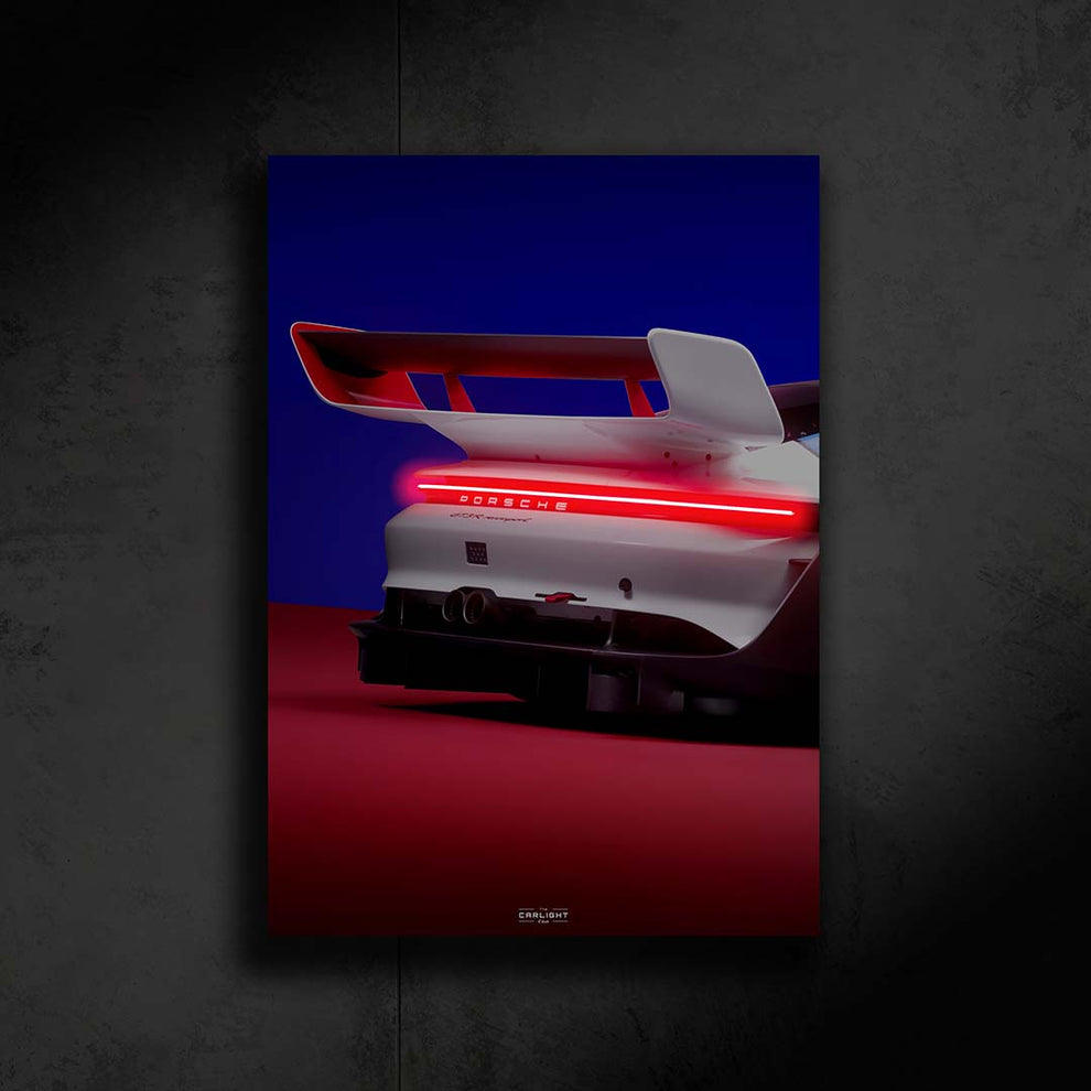 NEON Poster Porsche 911 GT3 R Rennsport (red LED) - First Edition – The ...